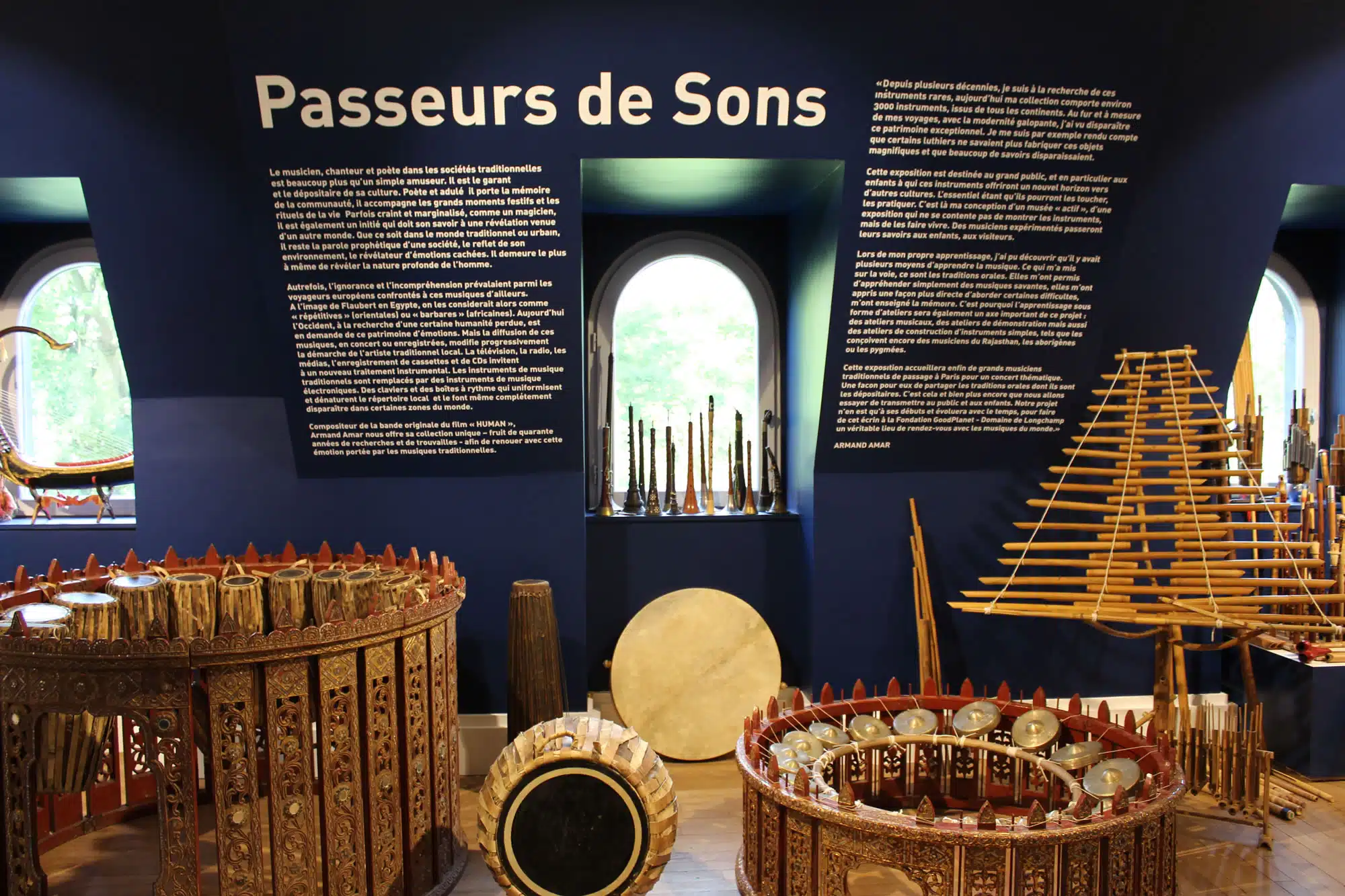La collection d’instruments de musique du monde d’Armand Amar